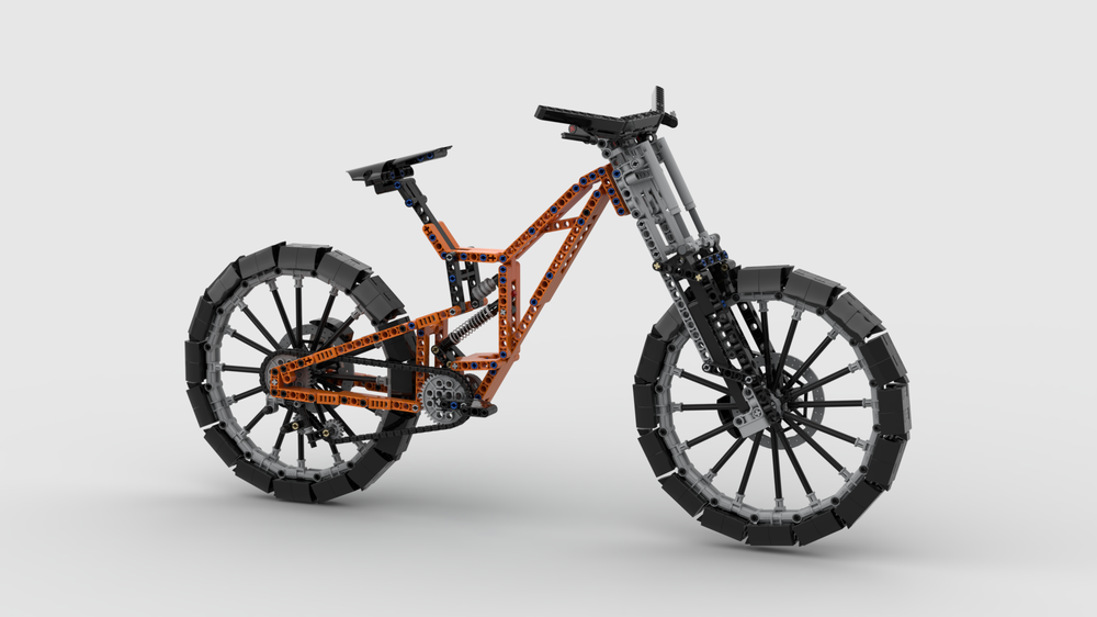 LEGO MOC Santa Cruz V10 Downhill Mountain Bicycle by CrMo2001 | Rebrickable - Build with LEGO