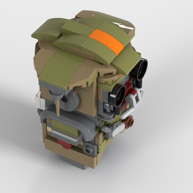 LEGO MOC Apex Legends Bloodhound Brickheadz by Leonimocs | Rebrickable ...