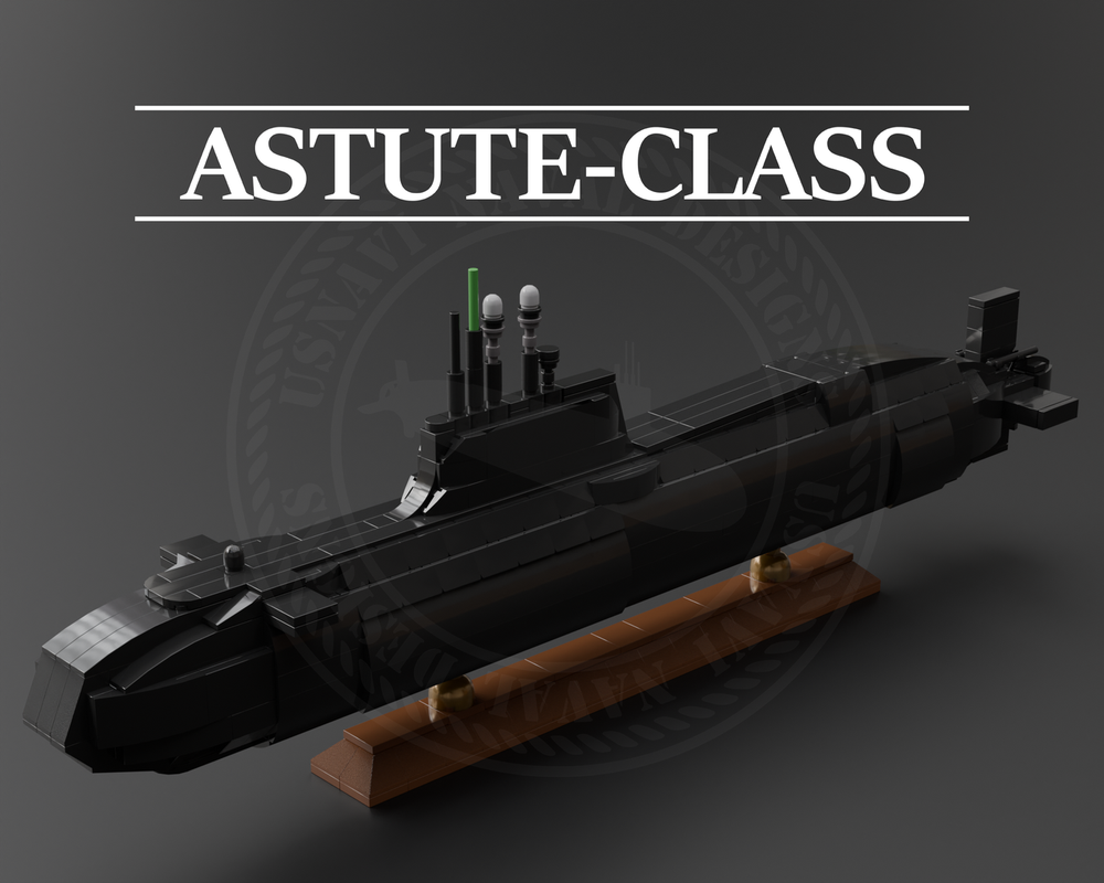 LEGO MOC Astute-class submarine by JREYDesigns | Rebrickable - Build ...