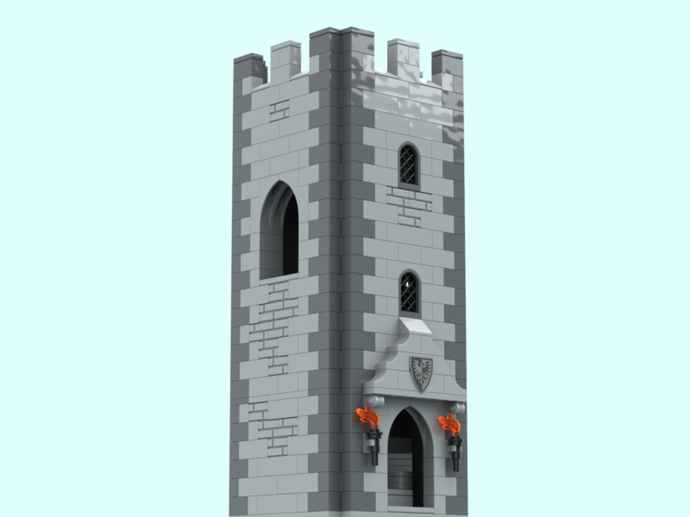 LEGO MOC-187649 Spiral Staircase Tower by Castle_Builder | Rebrickable ...