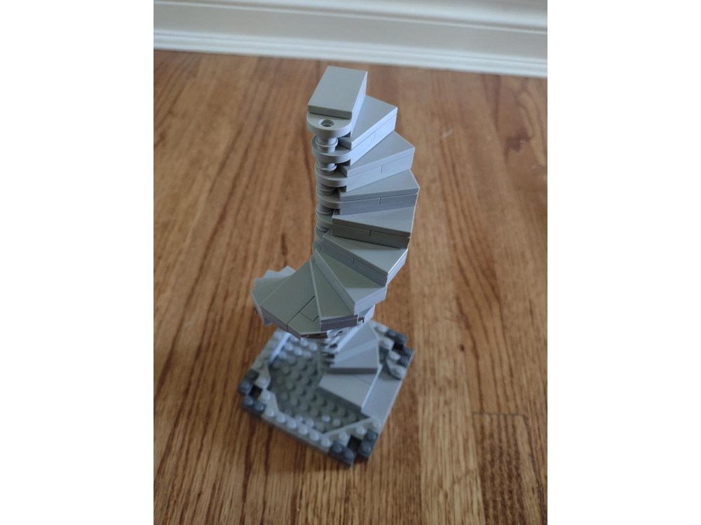 LEGO MOC Spiral Staircase Tower by Castle_Builder | Rebrickable - Build ...