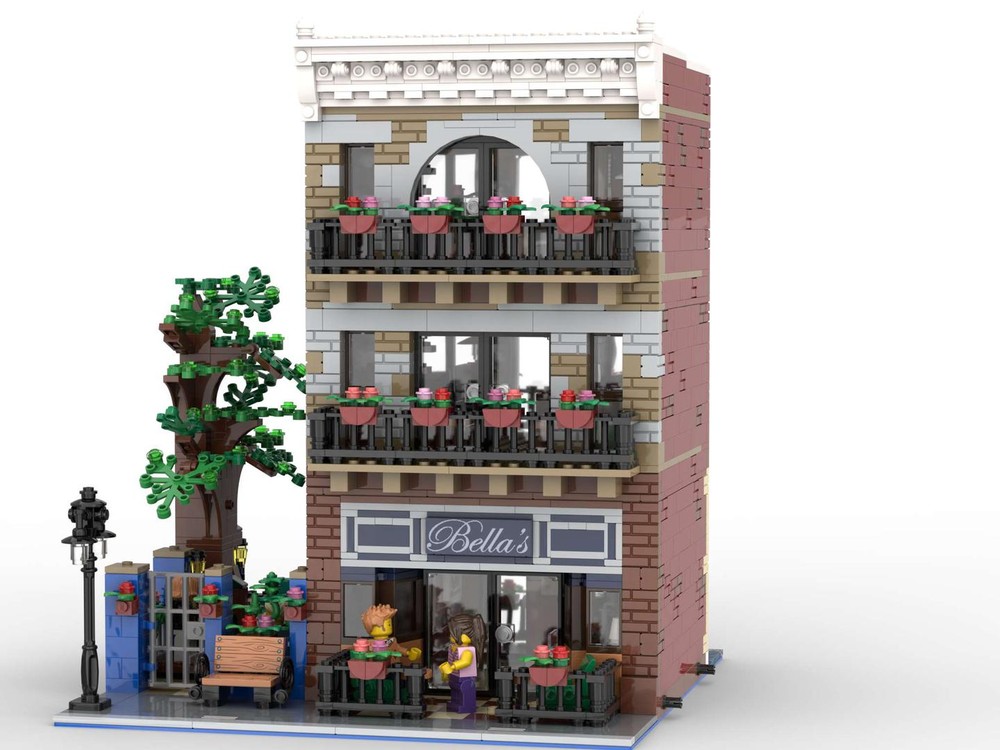 LEGO MOC Waterfront Cafe by penumbra12 | Rebrickable - Build with LEGO