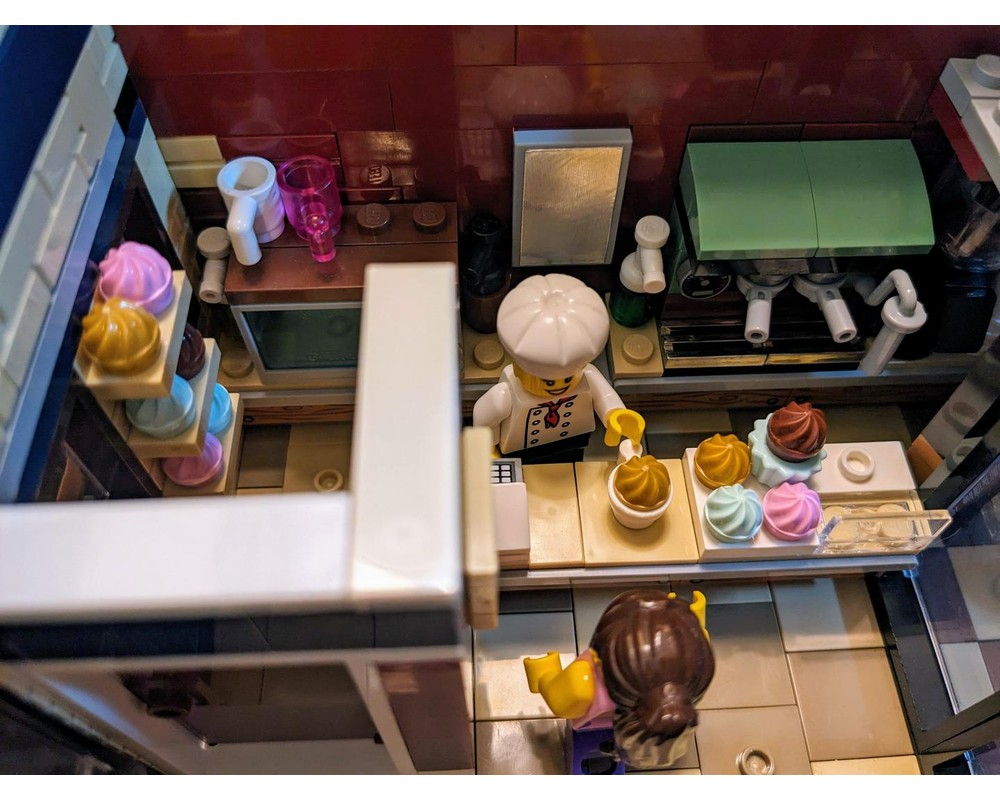 Lego Moc Waterfront Cafe By Penumbra12 Rebrickable Build With Lego