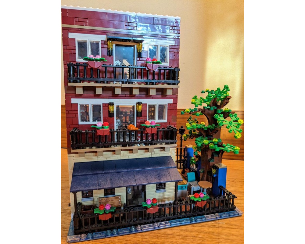 Lego Moc Waterfront Cafe By Penumbra12 Rebrickable Build With Lego