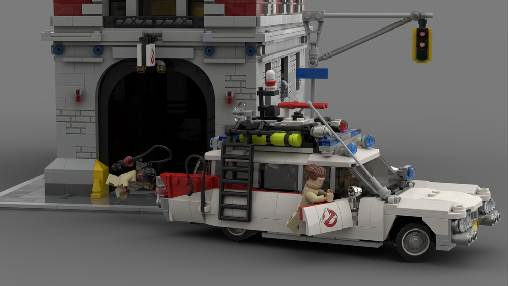 Lego Moc Rebuild Of Lego® 21108 Gb Ecto 1 By Bruceventure Rebrickable