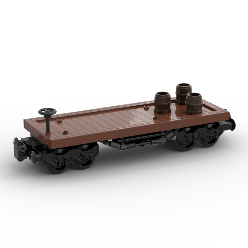 LEGO MOC-187664 Western Flatcar by Danjo_trains | Rebrickable - Build ...