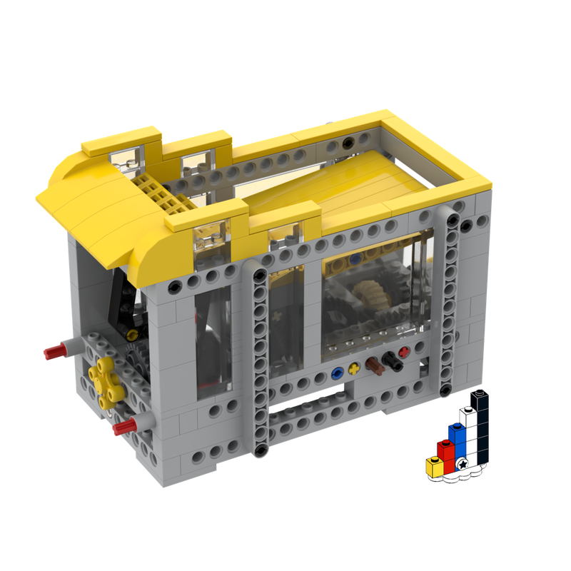 LEGO MOC Skaerbaek 2017 GBC stepper remix by andybell | Rebrickable - Build with LEGO