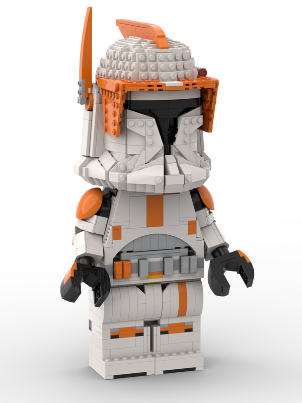 LEGO MOC Maxifigure stand for Commander Cody helmet by BrickWilder ...