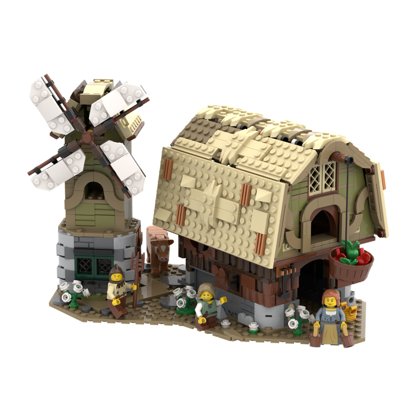 LEGO MOC Lion Knights' Kingdom - 10332 Medieval Town Castle Expansion ...
