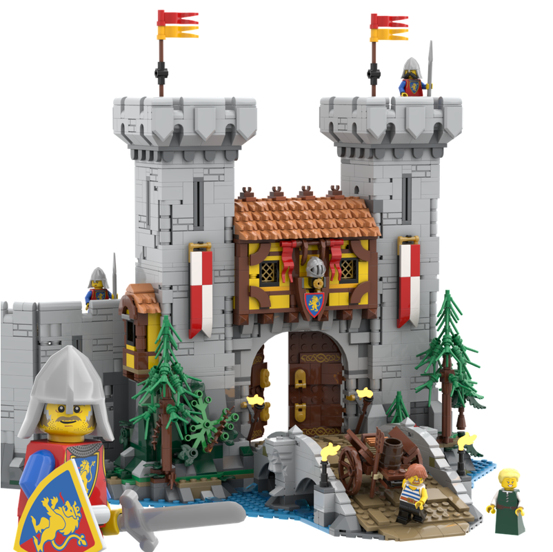 LEGO MOC-187688 Lion Knights Kingdom - 10332 Medieval Town Castle ...