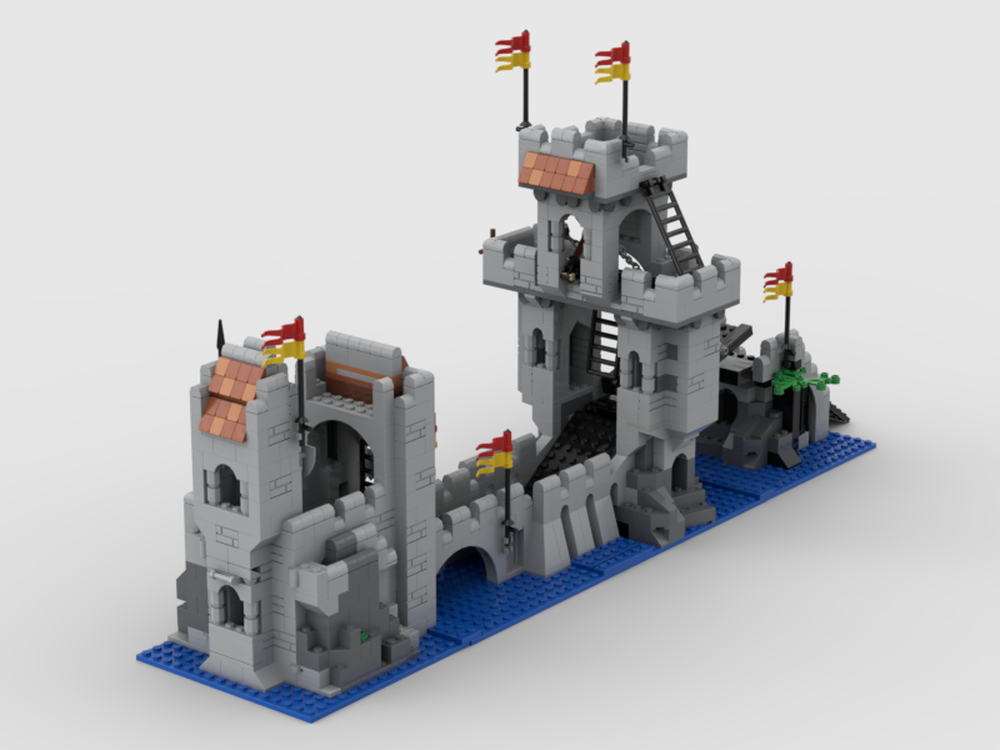 Lego Moc Lion Knights Connector By Goldiegolden Rebrickable Build