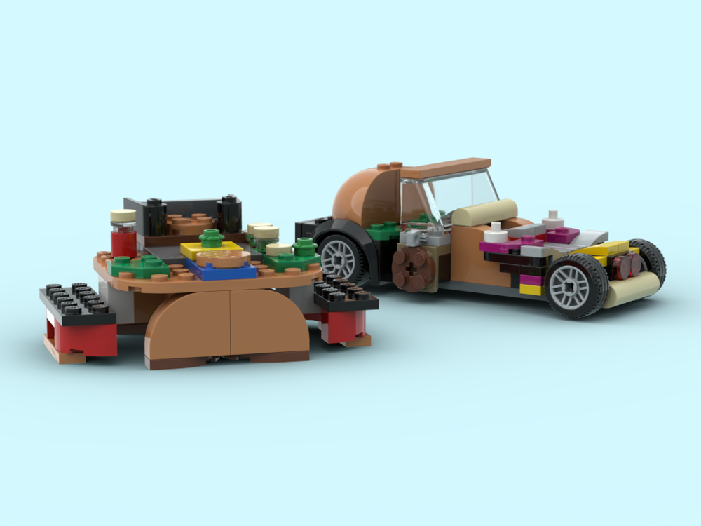 LEGO MOC BBQ Picnic Date by GodspeedYouBrickEmperor | Rebrickable ...