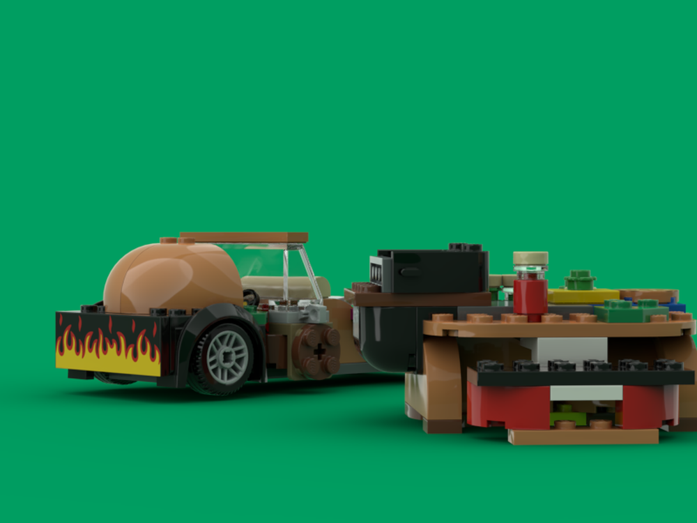 LEGO MOC BBQ Picnic Date by GodspeedYouBrickEmperor | Rebrickable ...