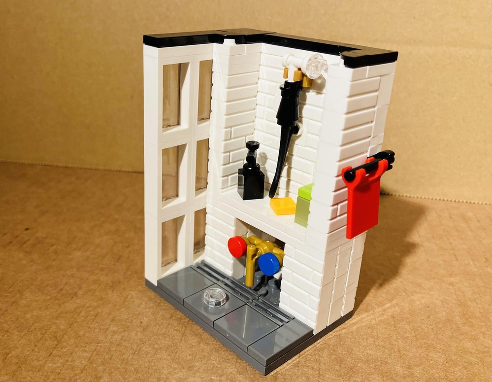 LEGO MOC shower room by EVA001 | Rebrickable - Build with LEGO