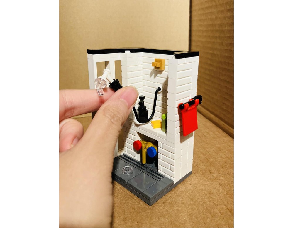 LEGO MOC shower room by EVA001 | Rebrickable - Build with LEGO