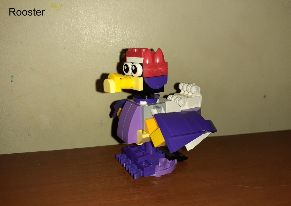 LEGO MOC Rooster - alt of 31125-1 by ChzHd | Rebrickable - Build with LEGO