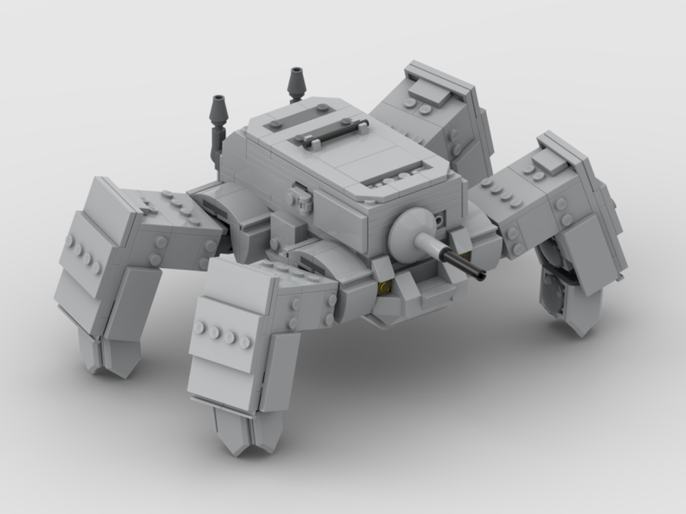 LEGO MOC L4-CM Wanderpanzer (Walking Tank) by Bangarang- | Rebrickable ...