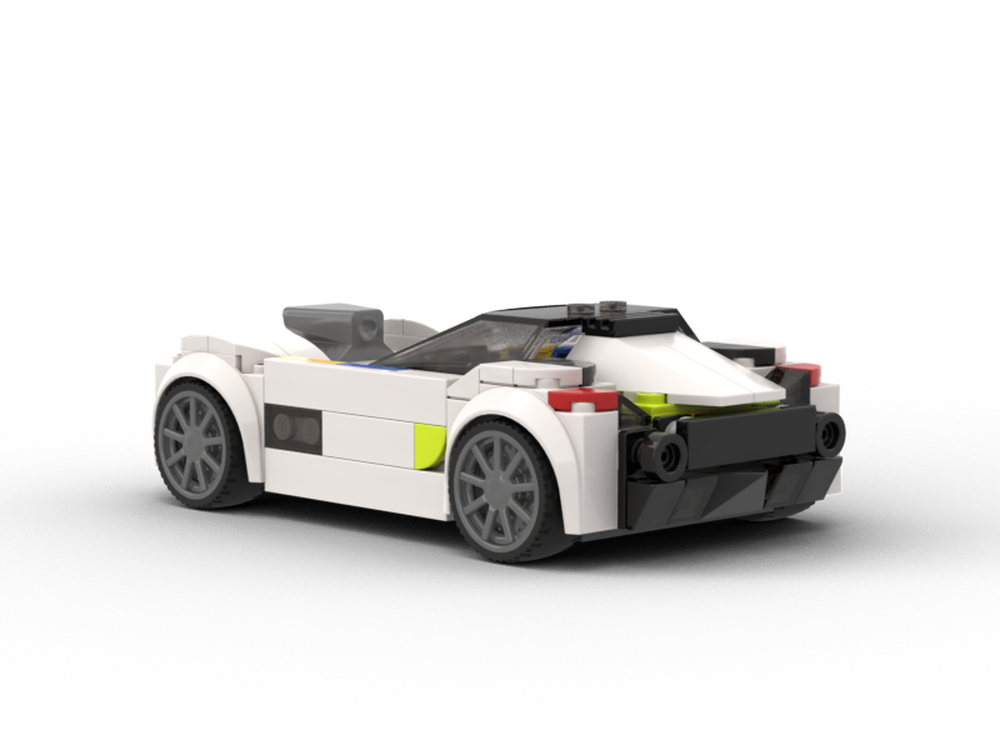 Lego Moc Muscle Sports Car By Buildingbythebrick Rebrickable Build