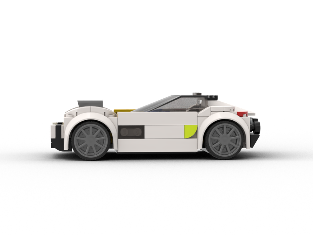 Lego Moc Muscle Sports Car By Buildingbythebrick Rebrickable Build