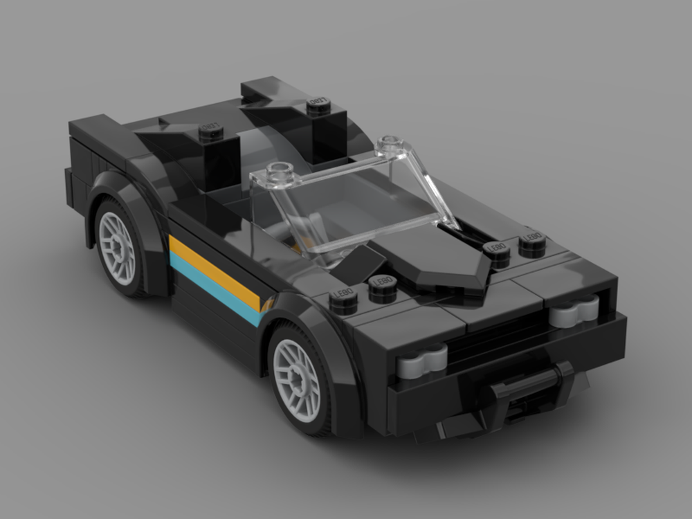 LEGO MOC Muscle Car by DudPR | Rebrickable - Build with LEGO