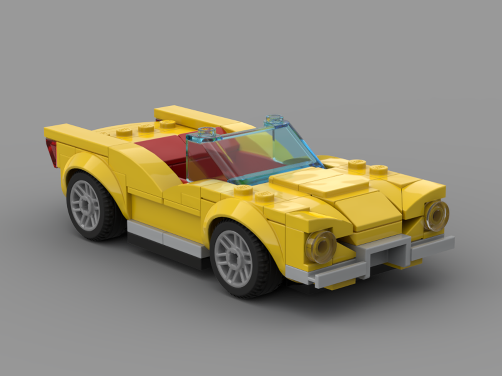 LEGO MOC Vintage Car by DudPR | Rebrickable - Build with LEGO