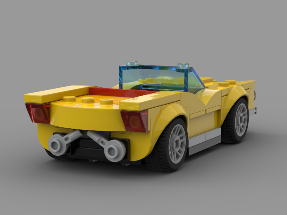Lego Moc Vintage Car By Dudpr Rebrickable Build With Lego
