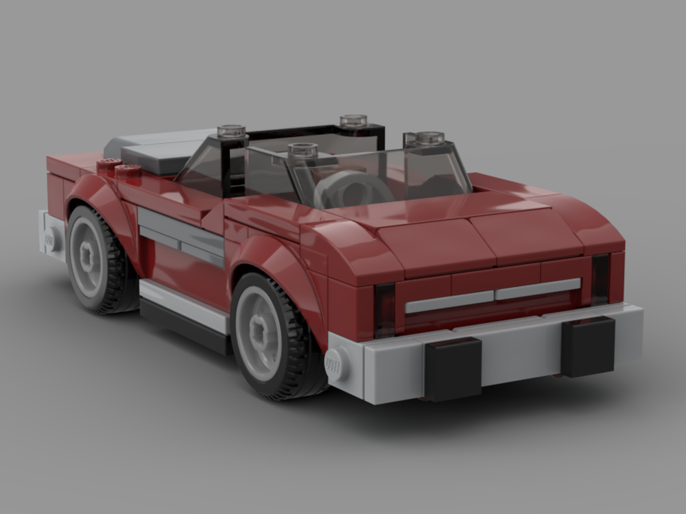 LEGO MOC Classic Muscle Car by DudPR | Rebrickable - Build with LEGO