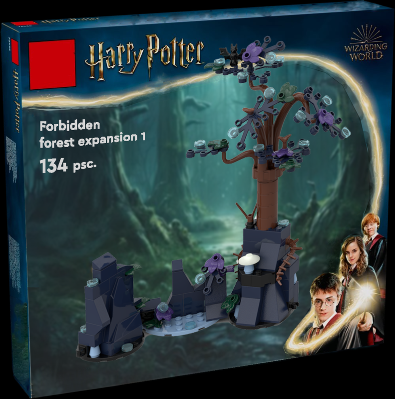 LEGO MOC Forbidden forest expansion 1 by Polokot | Rebrickable - Build ...