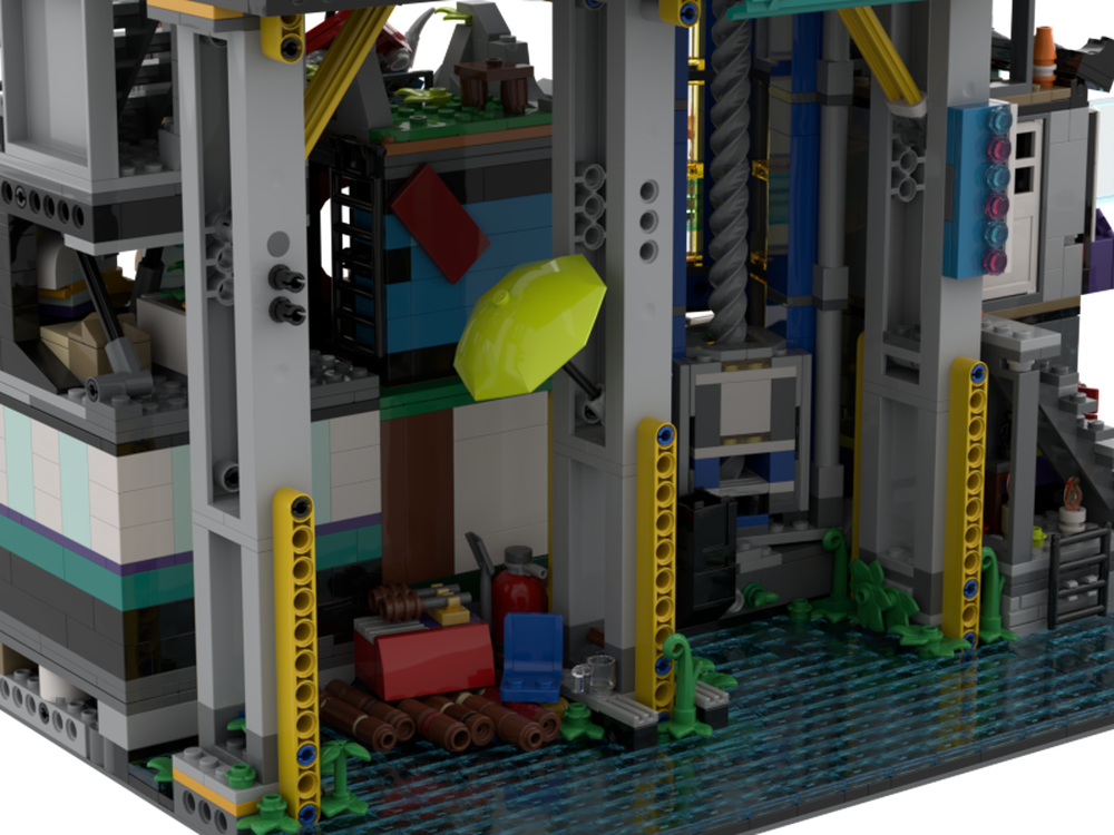 LEGO MOC Ninjago City Megapolis by LordAlien | Rebrickable - Build with ...