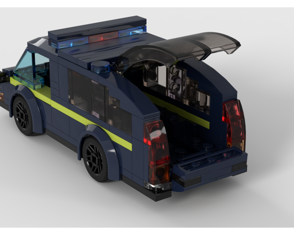 Lego Moc Police Station Wagon V2 By Toothpick Nl Rebrickable Build