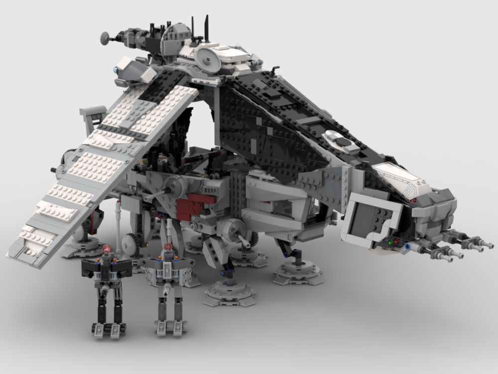LEGO MOC Dropship and AT-TE and 2 AT-RT,BEST allt build,only for 200 ...