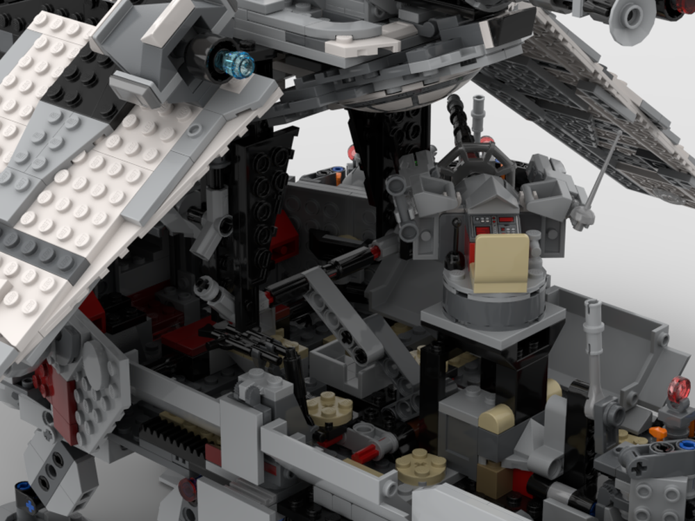 Lego Moc Dropship And At Te And 2 At Rtbest Allt Buildonly For 200