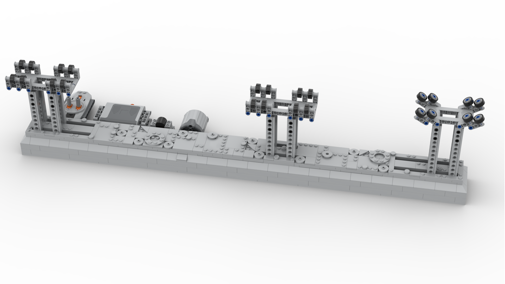 Lego Moc Motorized Saturn V Stand By Jmodsbricks Rebrickable