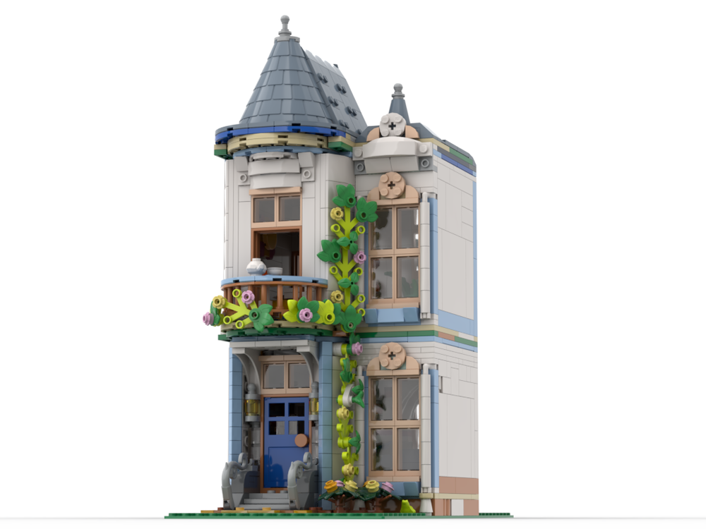 LEGO MOC White Townhouse - Modification of Set 42638 by Brick Artisan ...