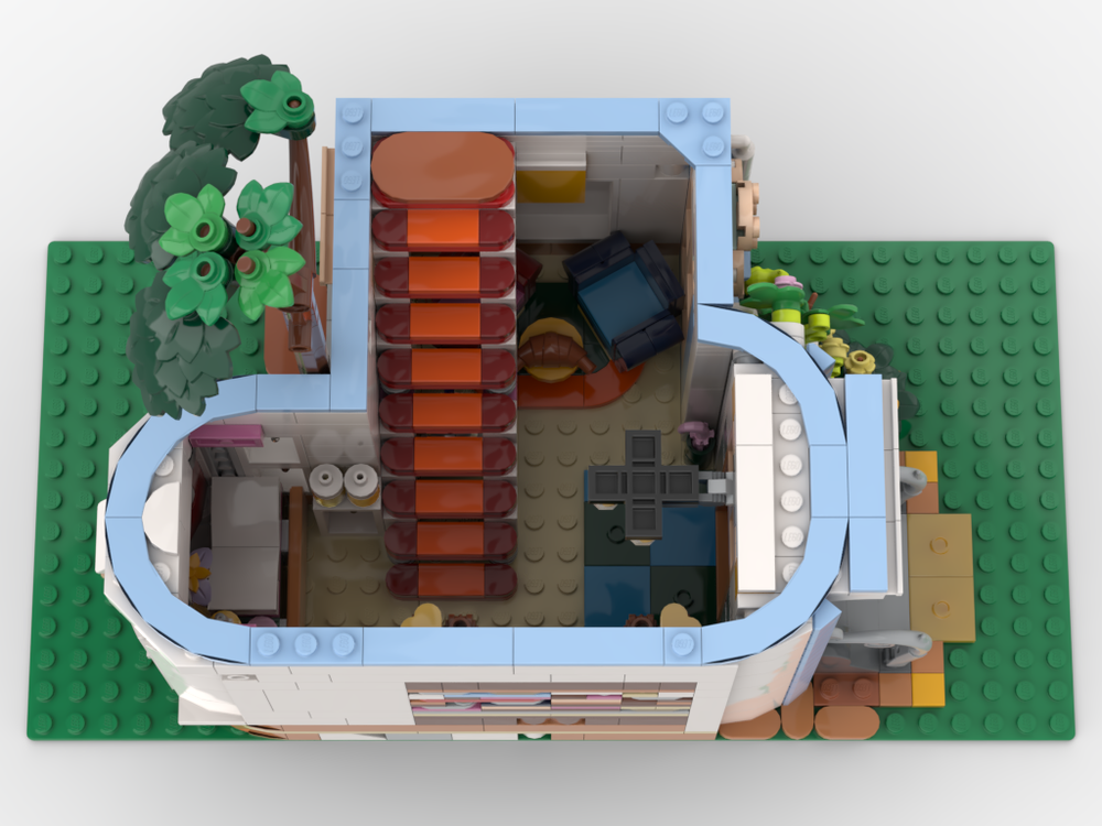 LEGO MOC White Townhouse - Modification of Set 42638 by Brick Artisan | Rebrickable - Build with ...