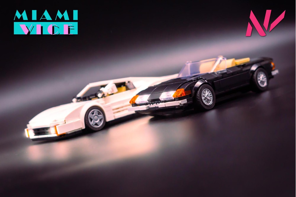 Lego Moc Ferrari Miami Vice Bundle By Nv Carmocs Rebrickable Build