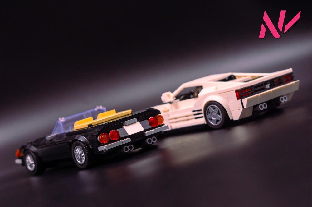 Lego Moc Ferrari Miami Vice Bundle By Nv Carmocs Rebrickable Build