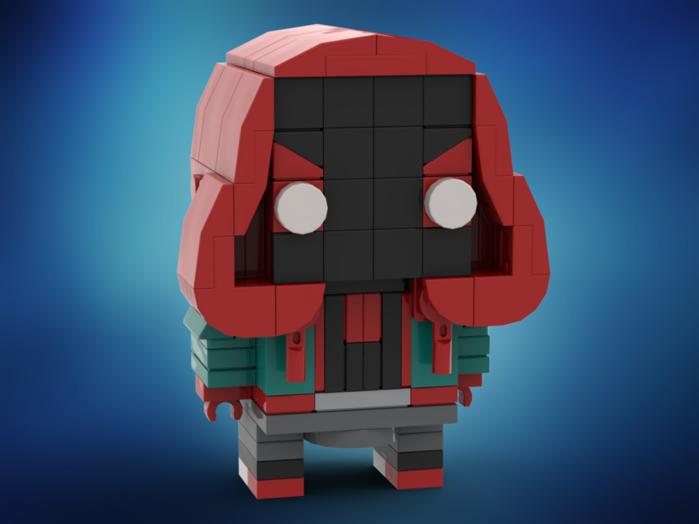 LEGO MOC Miles Morales Brickheadz by Ant0noo | Rebrickable - Build with ...