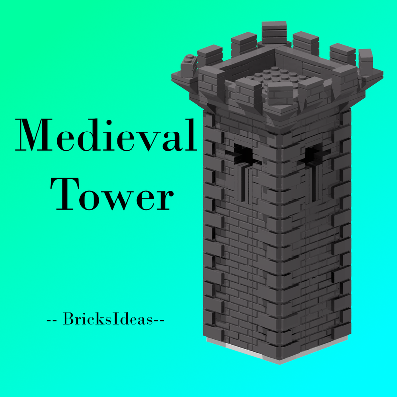 LEGO MOC Medieval Tower by Bricksideas | Rebrickable - Build with LEGO