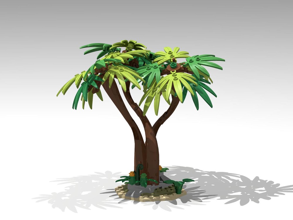 LEGO MOC 3 Palm Trees by brick_art_lille | Rebrickable - Build with LEGO