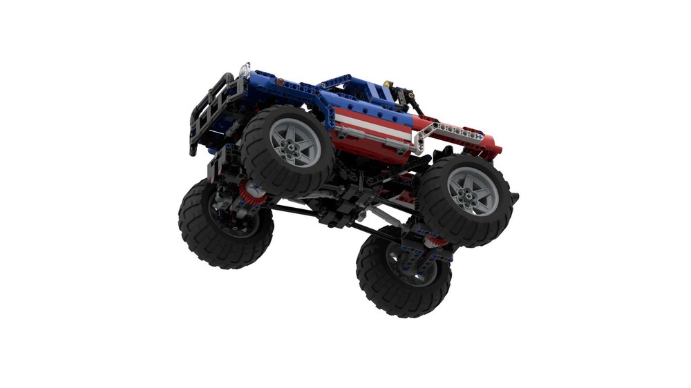 Lego Moc Monster Truck Mk4 By Paave Rebrickable Build With Lego