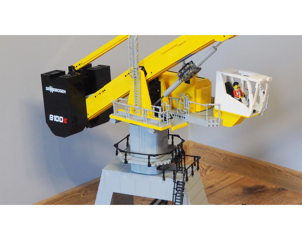 LEGO MOC Sennebogen 8100EQ // Full RC Material Handling Machine with ...