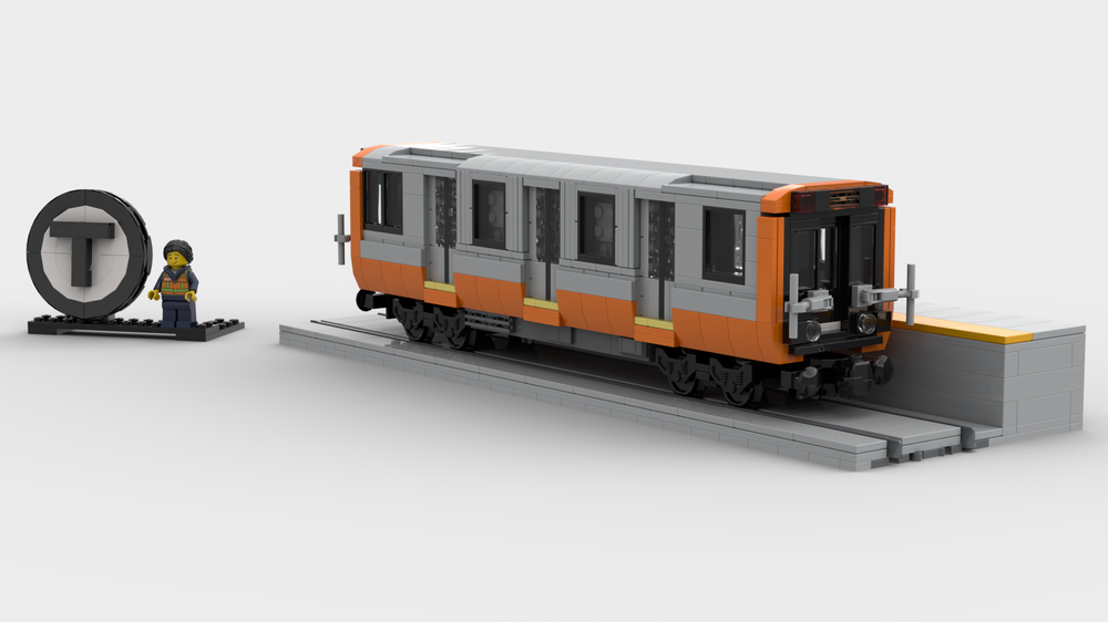 LEGO MOC MBTA Orange Line Subway Train by MassBayBricks | Rebrickable ...