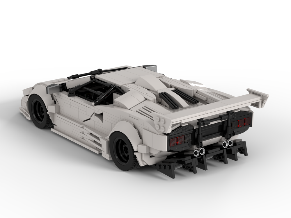 LEGO MOC Countach Liberty Walk Style by Linse | Rebrickable - Build ...