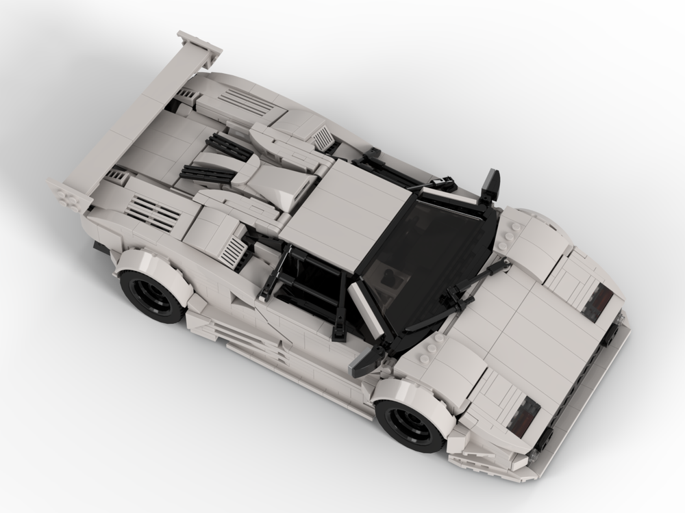 LEGO MOC Countach Liberty Walk Style by Linse | Rebrickable - Build ...