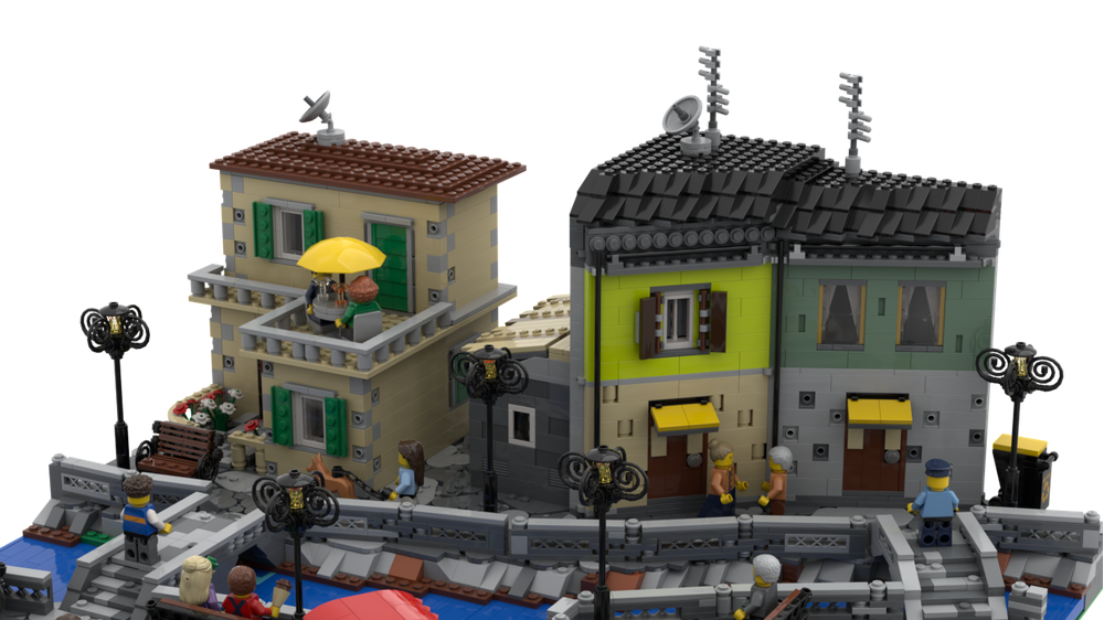 LEGO MOC Italian Village by Tavernellos | Rebrickable - Build with LEGO
