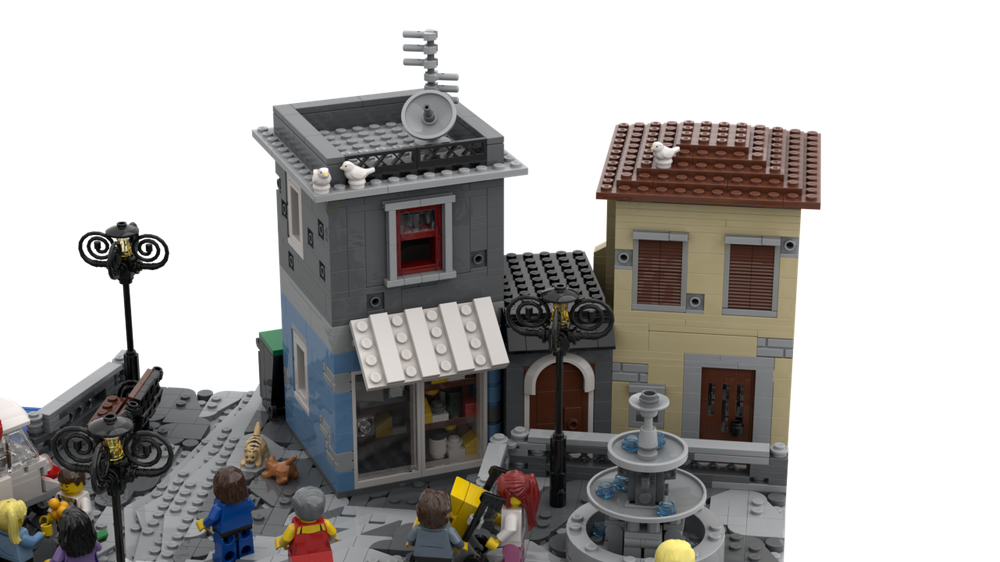 LEGO MOC Italian Village by Tavernellos | Rebrickable - Build with LEGO