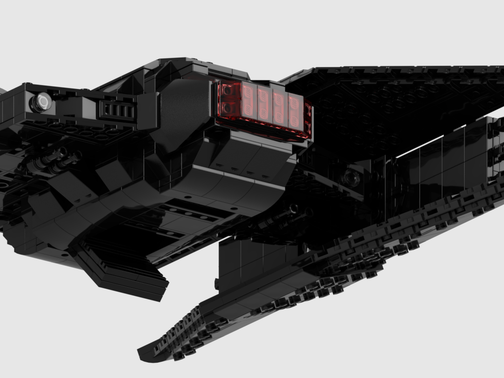 Lego Moc Tie Silencer Variant By Andymity Rebrickable Build With Lego