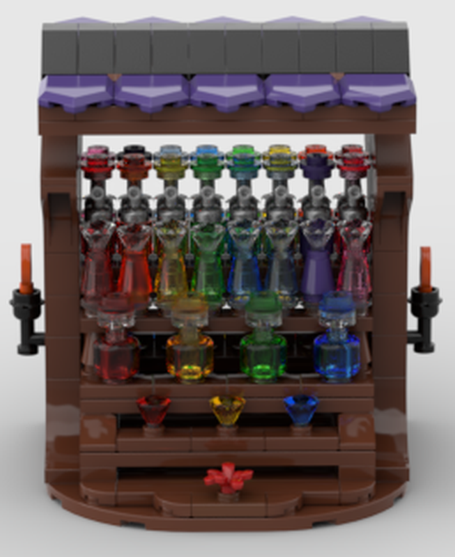 LEGO MOC Potion Stand by OstranderFam | Rebrickable - Build with LEGO