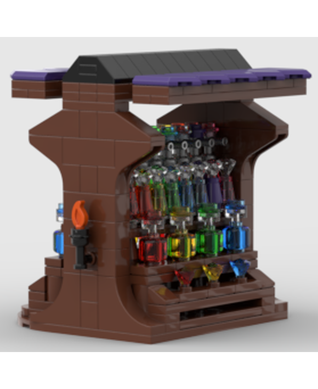 LEGO MOC Potion Stand by OstranderFam | Rebrickable - Build with LEGO